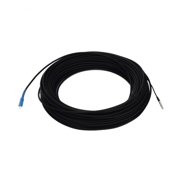Rollo, Fibra Óptica, 1hilo, 100m, Conectores, SC/UPC